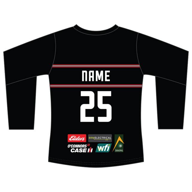 Tooleybuc-Manangatang FNC Long Sleeve Warm Up Top – Loco Sportswear Pty Ltd