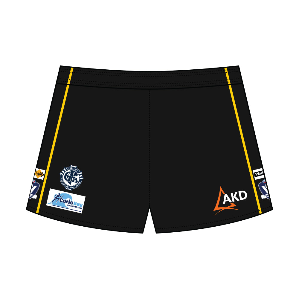 Colac Tigers FNC Football Playing Shorts - Home – Loco Sportswear Pty Ltd